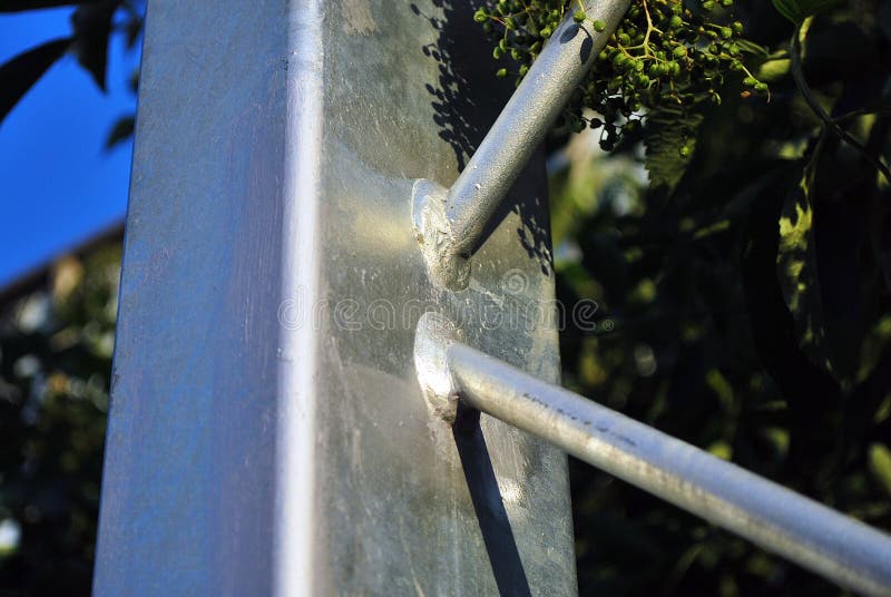 Stack of Metal Trusses for Mounting the Stage Stock Image - Image of ...