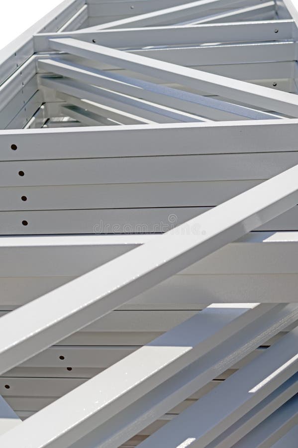 Stack of Metal Trusses for Mounting the Stage Stock Image - Image of ...