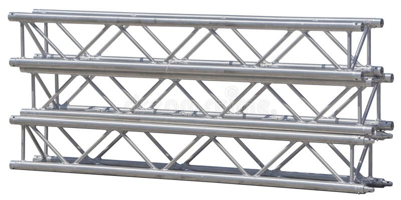Stack of Metal Trusses for Mounting the Stage Stock Image - Image of ...