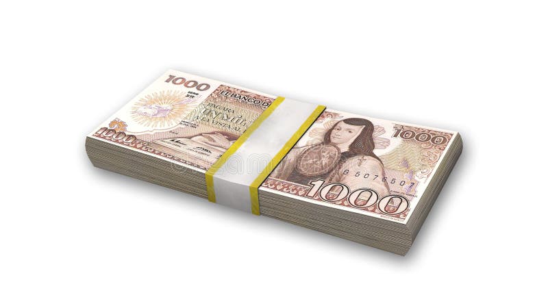 Stack of Mexican Currency, 1000 Pesos Bills, Money on White Stock Photo ...