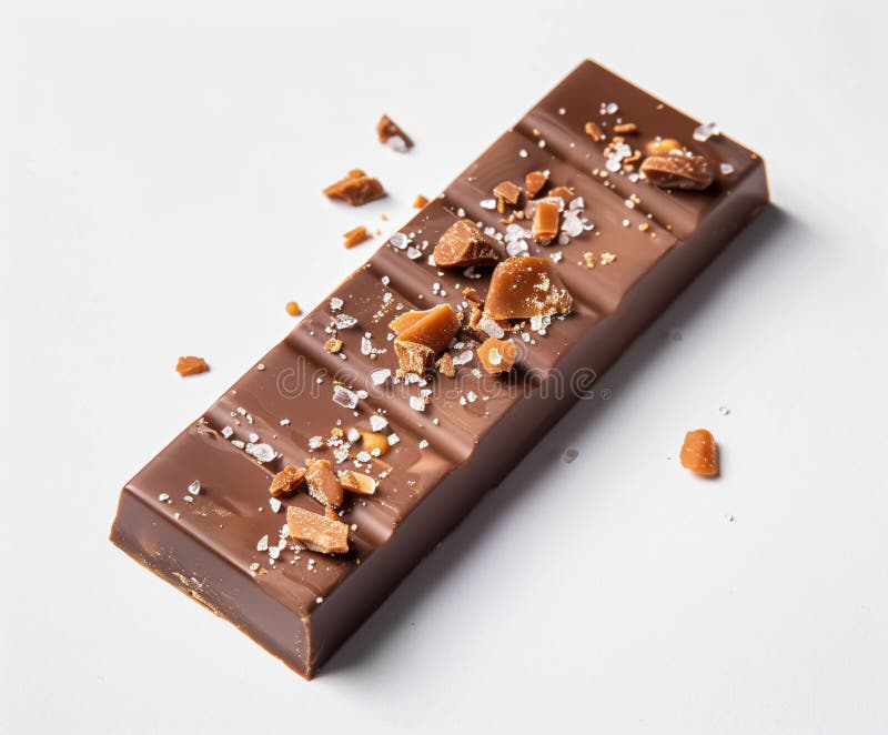 Stack of Milk Chocolate Pieces Isolated on White Background Stock Image ...