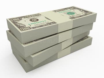 Stack of money stock illustration. Illustration of abstract - 3006819