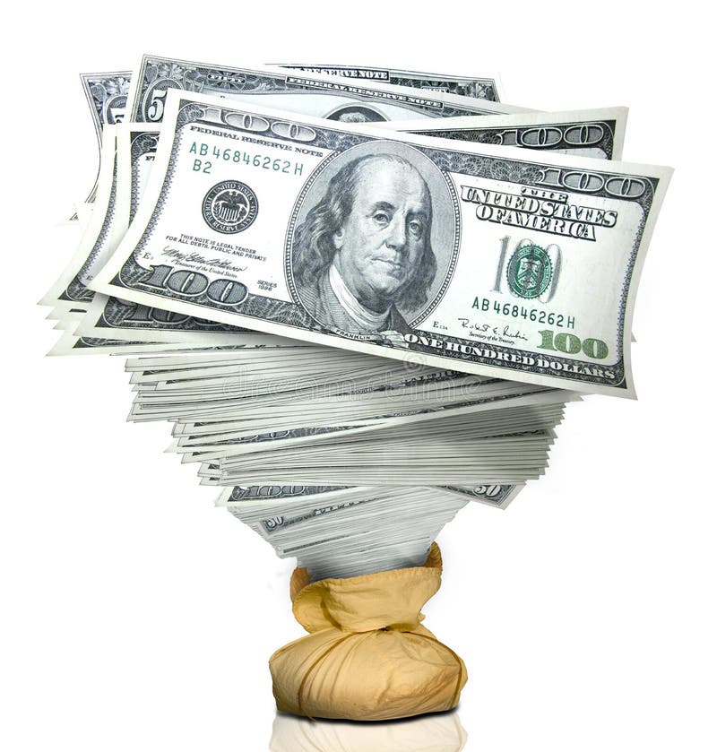 Money stack stock image. Image of cash, savings, stack - 20912061