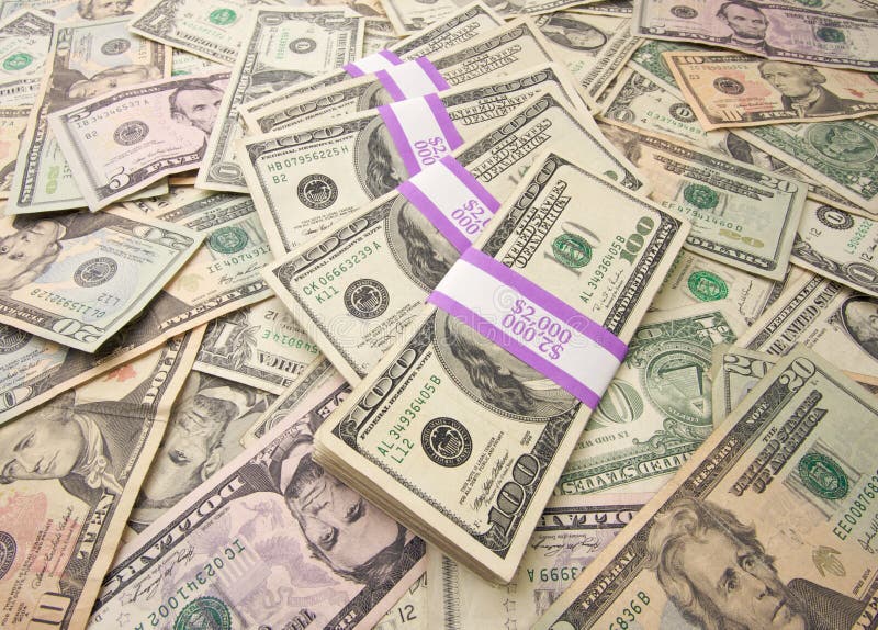 Stack of Money stock photo. Image of american, bill, pile - 7136648