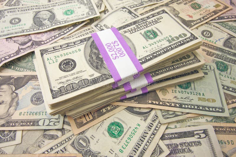 Stack of Money stock photo. Image of isolated, states - 7136766