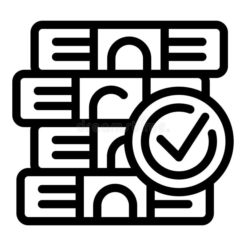 Stack of Money with Check Mark Icon Indicating Successful Payment Stock ...