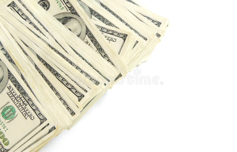 Stack of money stock image. Image of sign, money, cash - 268556923