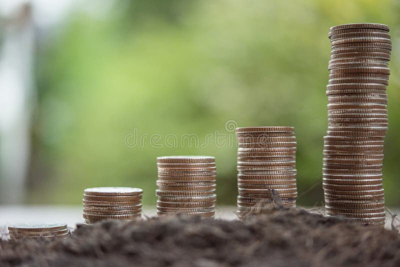 Stack of money,save money stock photo. Image of making - 163993076
