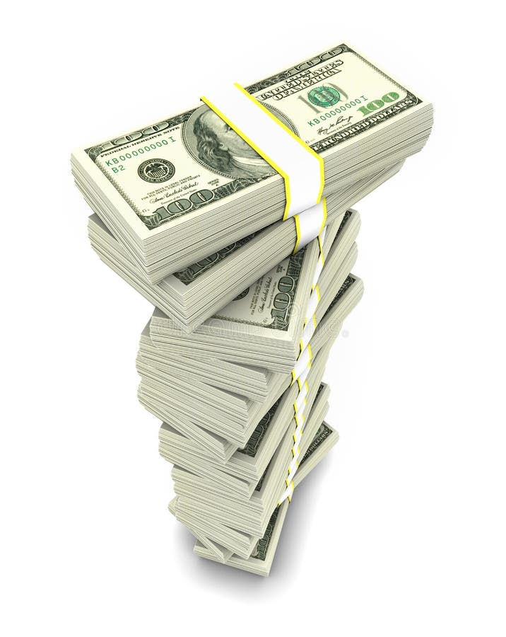 Stack of money stock image. Image of american, insurance - 107661043