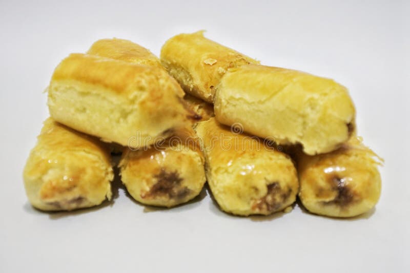 A Stack of Nastar Cookies is a Typical Dish for Eid Al-Fitr Stock Photo ...