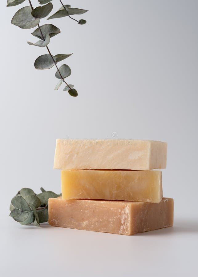 Stack of Natural Organic Soap Bars Stock Image - Image of wash, home ...