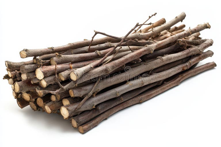 Stack of Natural Twigs Ready for Various Uses Stock Image - Image of ...