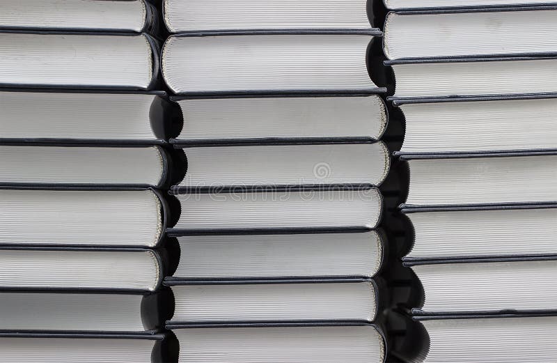 A Stack of New Books Similar Stock Photo - Image of background, text ...