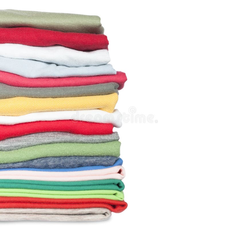 Stack of clean clothes stock image. Image of stack, gray - 51939061