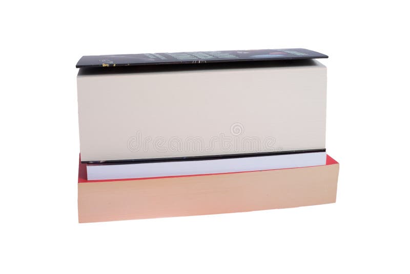 Stack of New Paperback Books Isolated Stock Photo - Image of bookstore ...