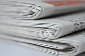 Stack of newspapers stock image. Image of piled, pile - 3319975