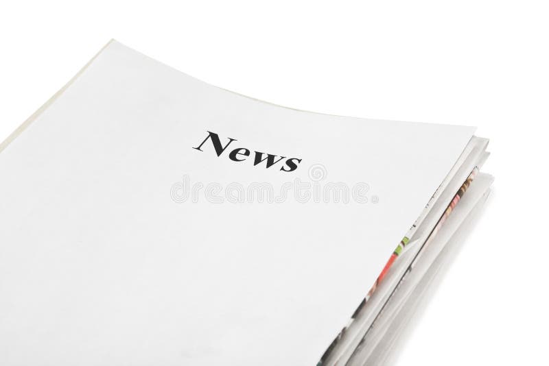 Blank daily Newspaper stock photo. Image of article, journalism - 29088722