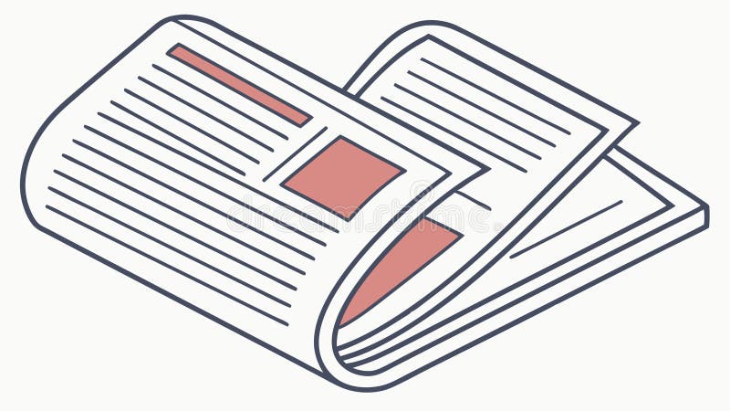 Stack of Newspapers, News and Information, Vector Design Generative AI ...