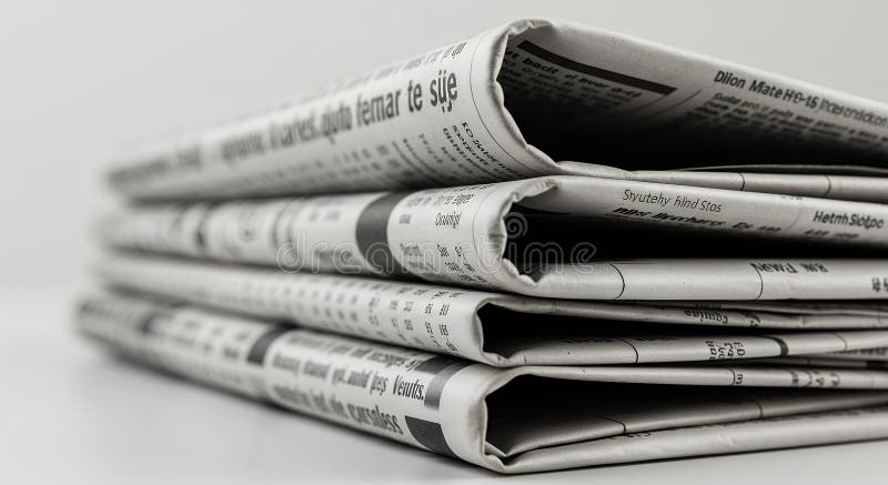 Stack of Newspapers Timeless News, Information Delivery, and OldSchool ...