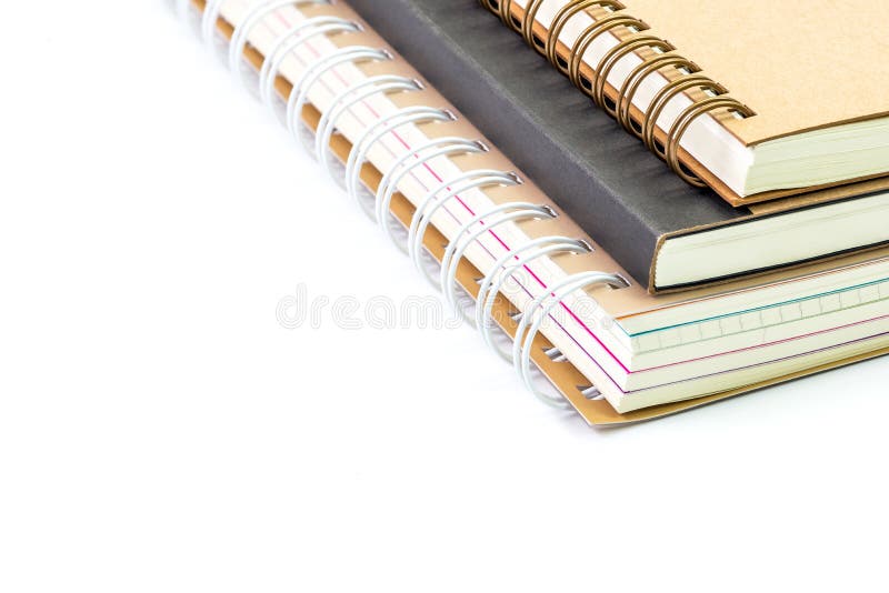 Notebooks Stack - Education And School Concept Stock Photo - Image of ...