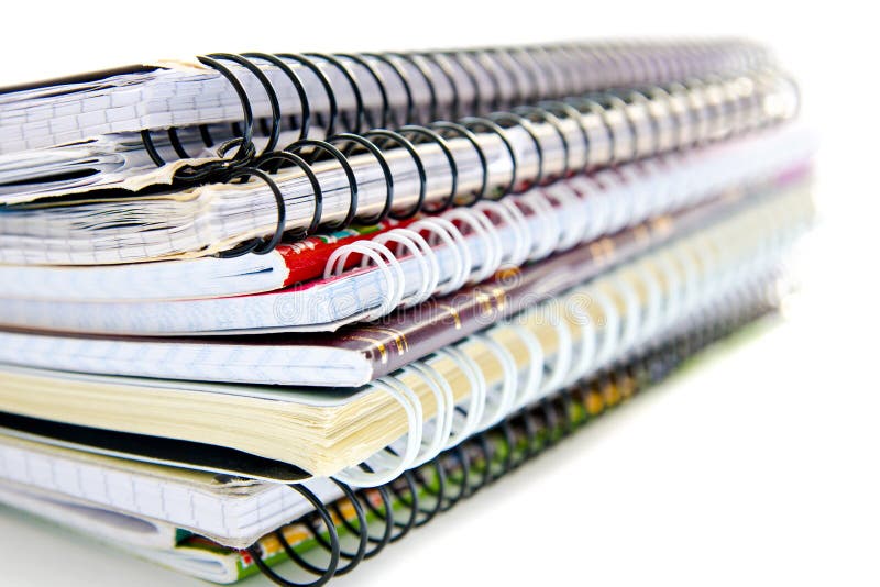 Stack of notebooks stock image. Image of documents, background - 29767173