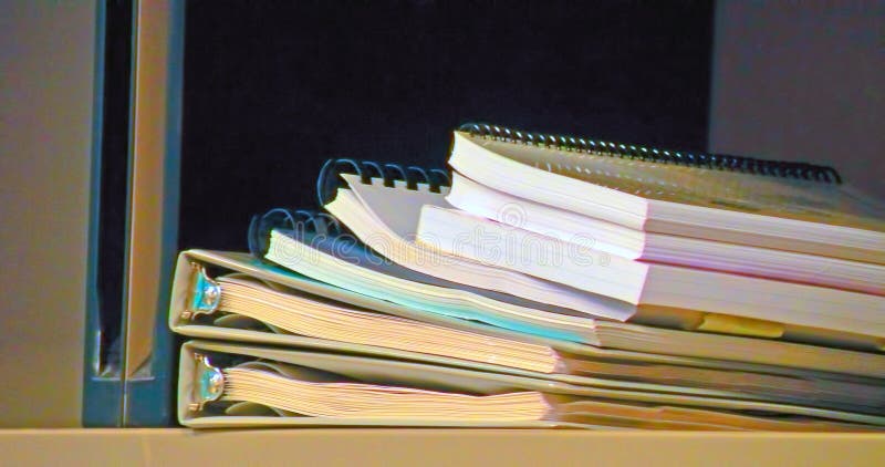 Stack of Notebooks stock image. Image of spiral, notebooks - 55871941