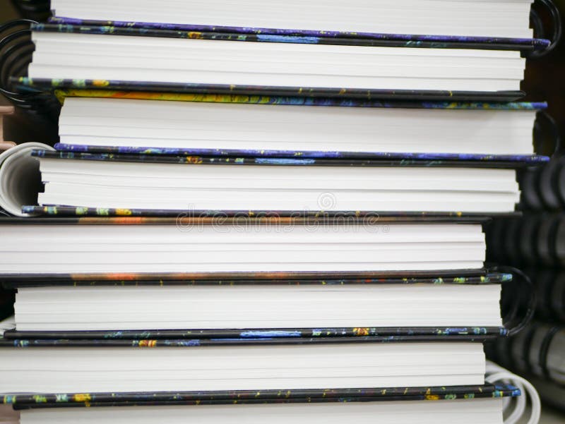 Stack of Notebooks. Stack of Notebooks Background, in Office for ...