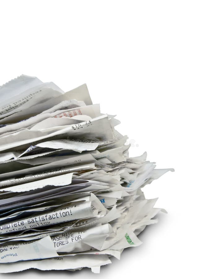 Stack O Receipts stock photo. Image of saving, store - 12269458