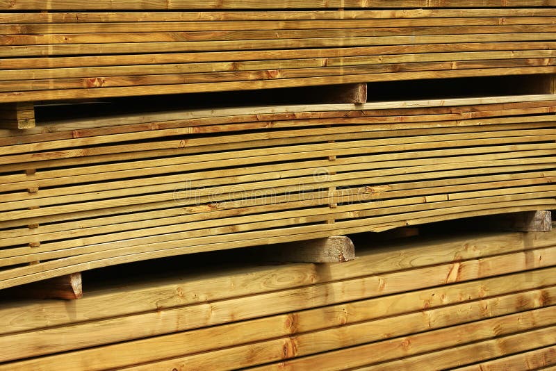 A Stack of Oak Wood Palochina for Pallet Manufacturing Stock Photo ...