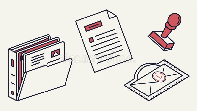 Office Documents Illustration, Paperwork and Business Administration ...