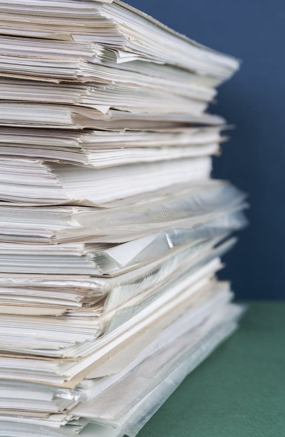Stack of office folders stock photo. Image of pile, folder - 79121002