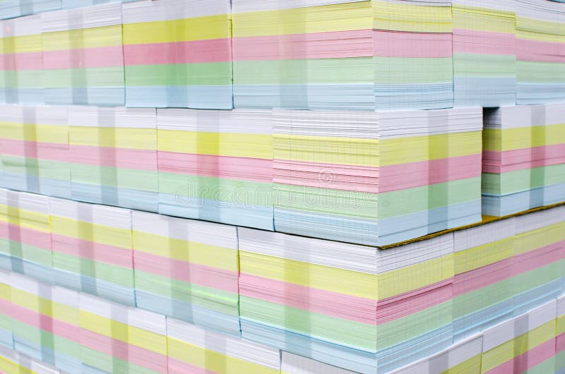 Stack of offset materials stock photo. Image of photograph - 88665136