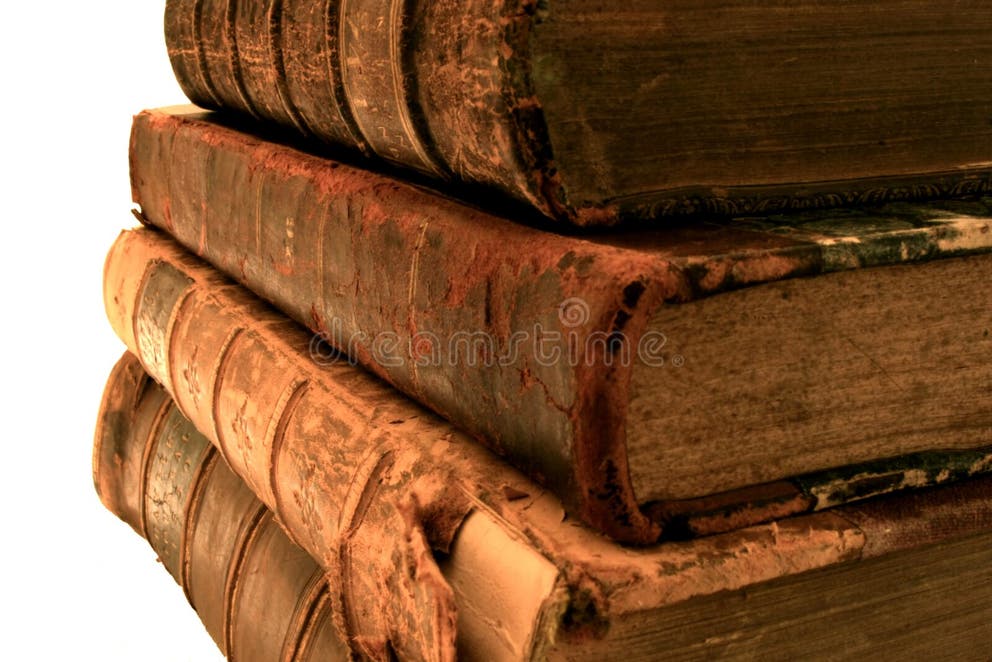 Stack of Old Books. stock image. Image of stack, reading - 4373405