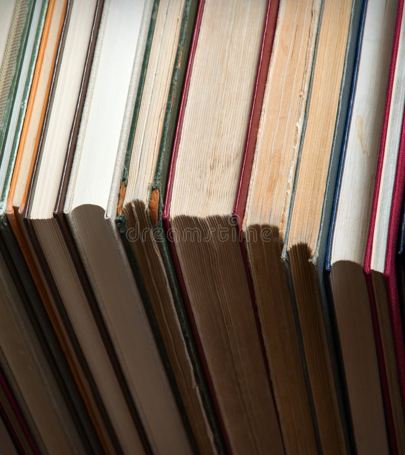 Stack of Old Books. Ancient Background Stock Image - Image of document ...