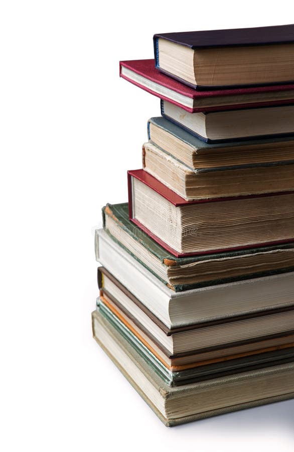 Stack of Old Books. Ancient Background Stock Illustration ...