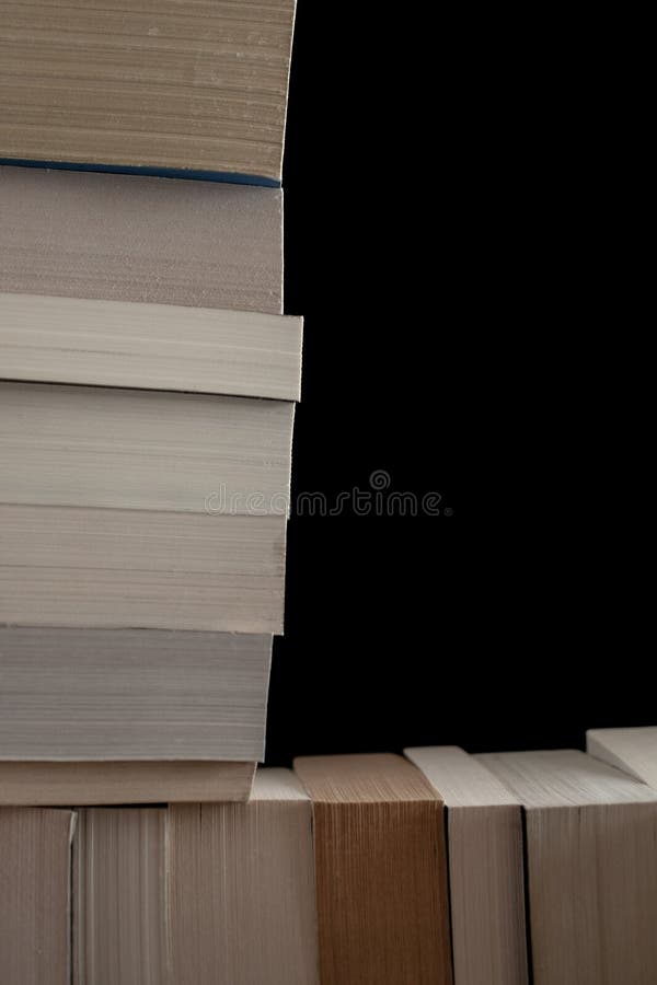 Stack of Books Background. Row of Books As Background for Design ...