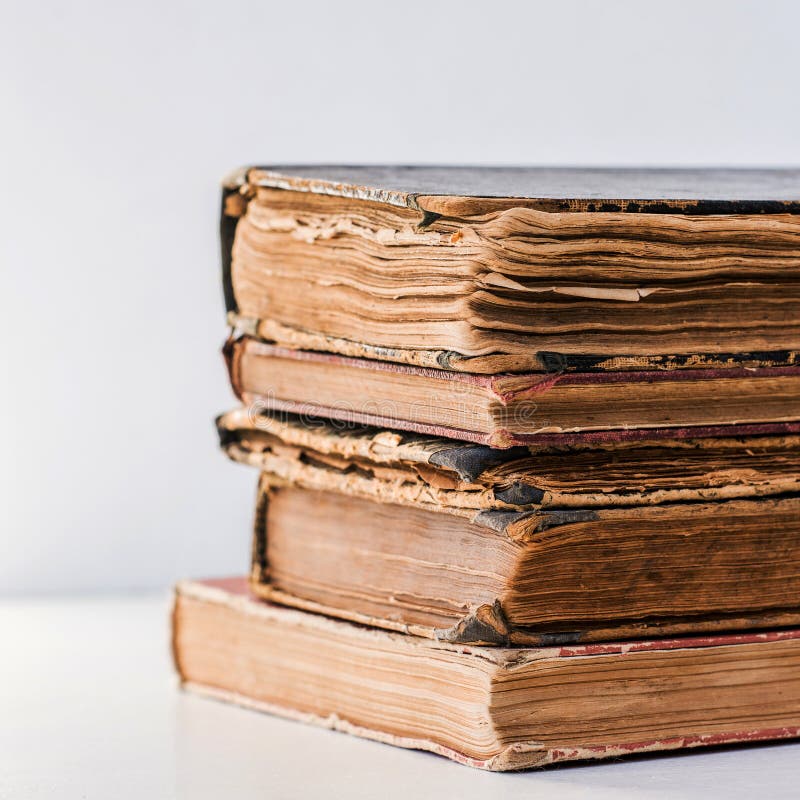 Stack of old books stock photo. Image of mark, memory - 85716772