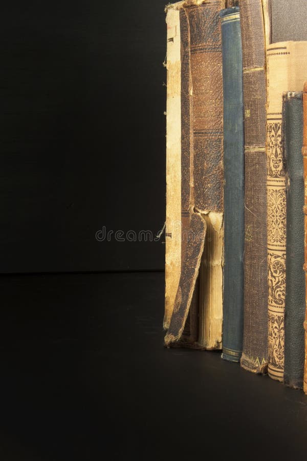 Stack of Old Books, Copyspace for Your Text. Antique Books on Old ...