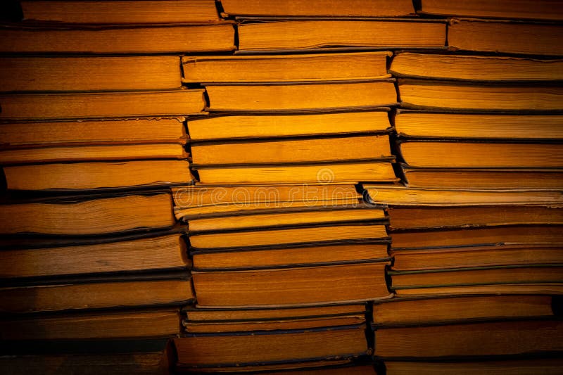 Stack Old Books Pattern Backround Stock Photo - Image of history ...