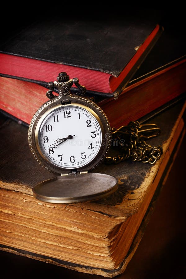 Books and time stock photo. Image of deadline, midnight - 115029352