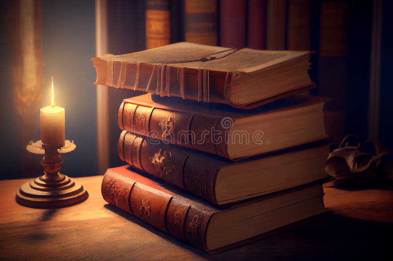 A Stack of Old Books, Showcasing the Beauty and Timelessness of ...