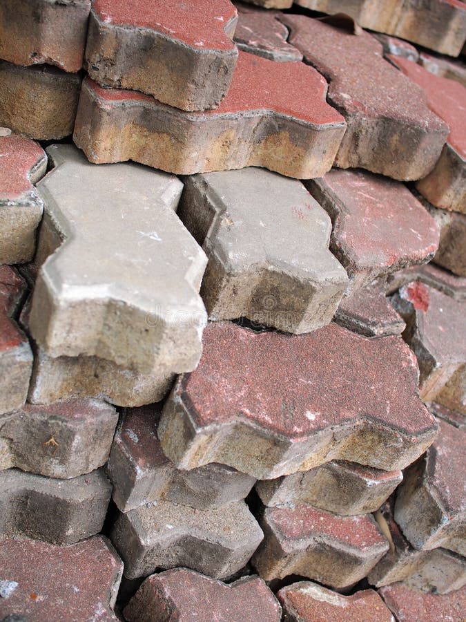 Stack of old cement brick stock photo. Image of texture - 57783580