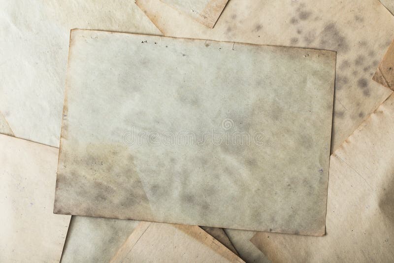 Stack of old papers stock photo. Image of texture, garbag - 173089078