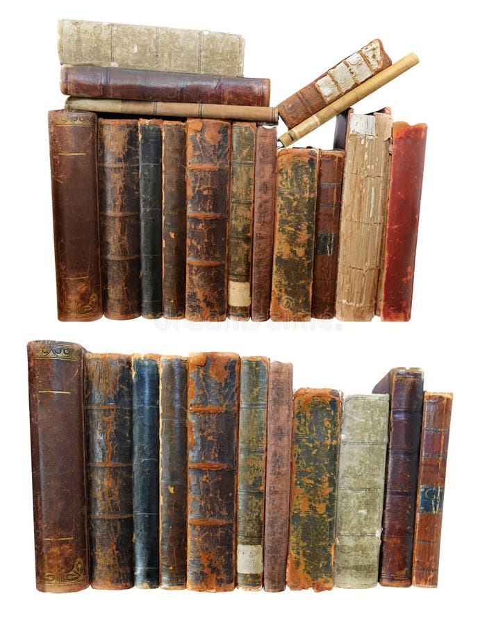 Stack of old grunge books stock image. Image of grunge - 49858611