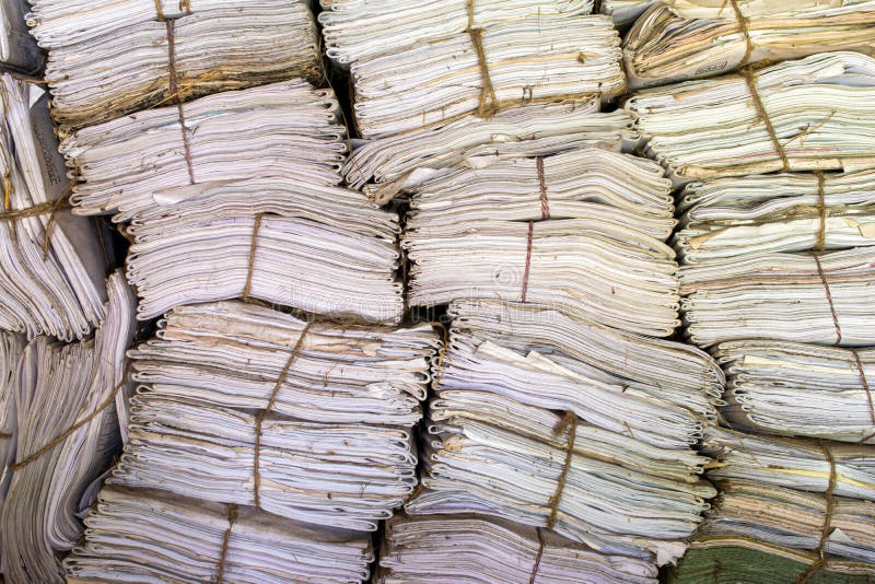 Stack of Old Invoice Documents in the Archive Stock Image - Image of ...