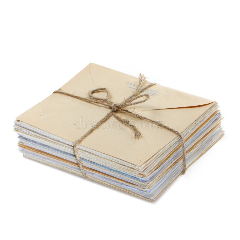 Pack of old letters editorial stock image. Image of sentimental - 56518204