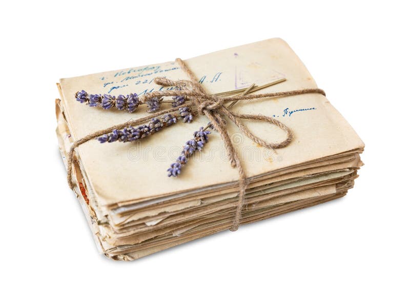 Stack of old letters stock photo. Image of mail, brown - 29153620