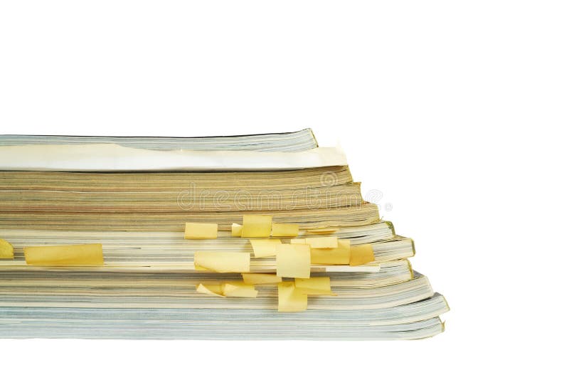 Stack of old magazines stock image. Image of space, white - 60715939