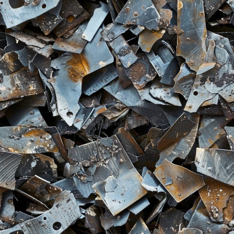 A Stack of Old Metal Pieces, Industrial Concept. Suitable for ...