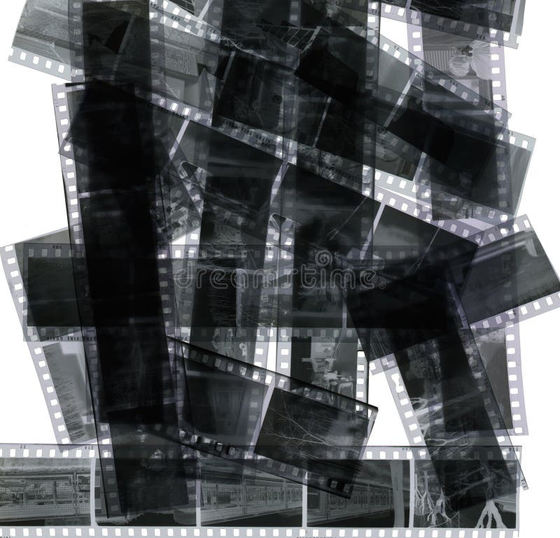 Stack of Old Negative Photographic Films Stock Image - Image of films ...